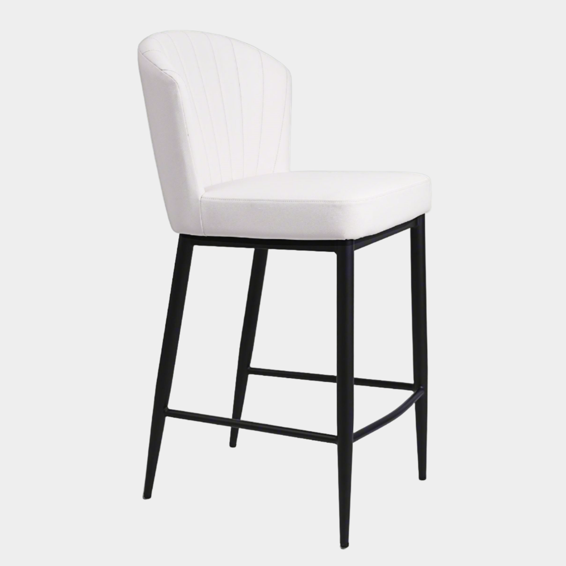 Seashell Counter Stool Vegan Leather